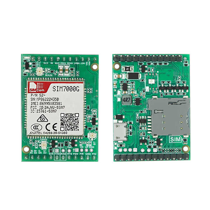 SIMCOM SIM7000G SIM7000A SIM7000E Wireless Development Board NBIOT CATM LPWA Core Board| Alibaba.com