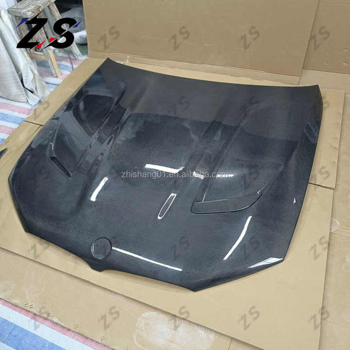 ZS CS Style G30 F90 M5 Dry Carbon Fiber Hood for BMW 5 Series F90 M5 ...