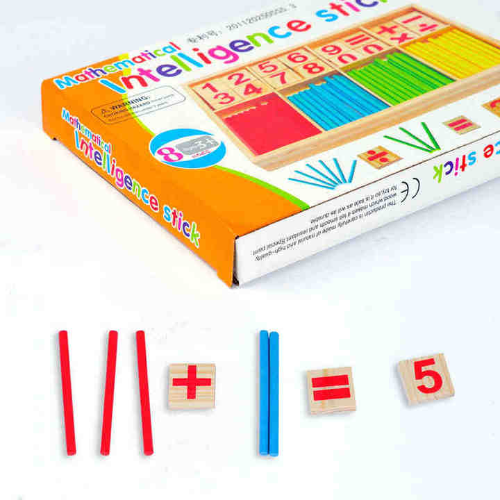 Montessori Math Number Counting Sticks - Educational Toys
