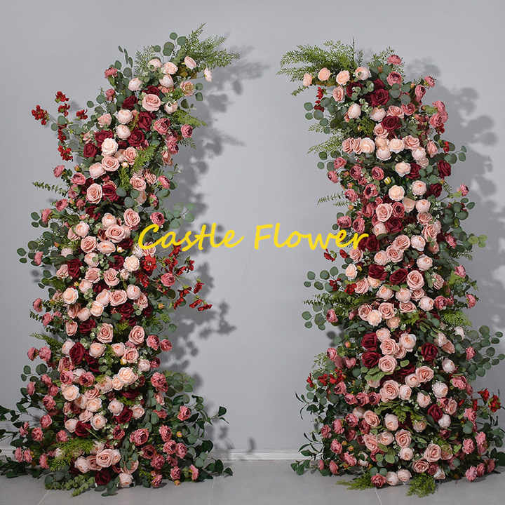 D-FAR026 Wedding Arch Flowers - Elegant Artificial Arrangement