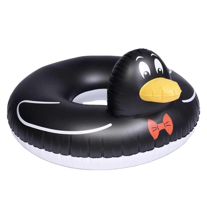 Inflatable Penguin Party Inner Tube Pool Float - Thick PVC