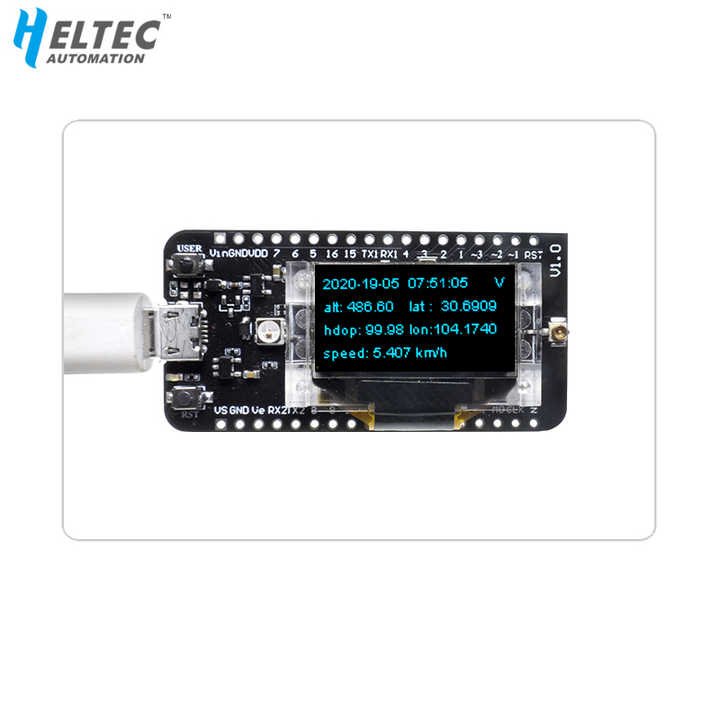 Heltec LoRa GPS Perfect Arduino-Compatible ASR6502 SX1262 Solar panel ...