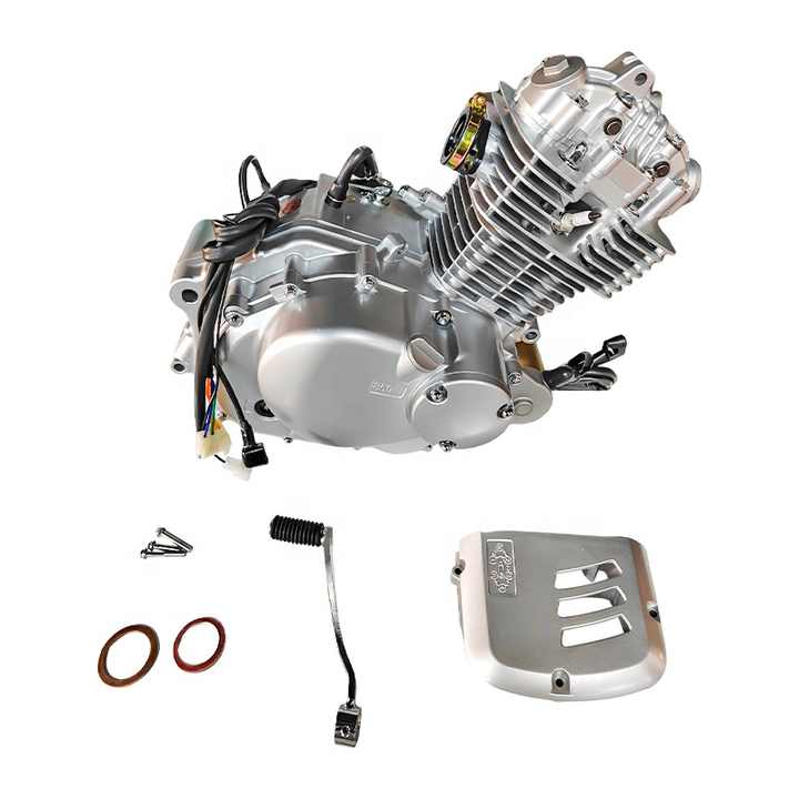 Suzuki Gn125cc Air-Cooled Engine - Complete Motorcycle Assembly