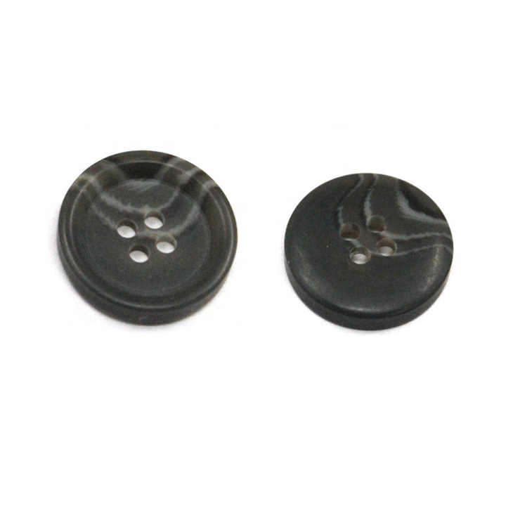 Factory Custom High-end Real Horn Button 4-hole Plastic Resin Buttons ...
