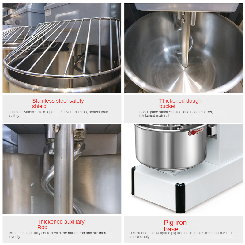 5kg, 15kg, 25kg automatic dough mixer 220v commercial flour mixer mixing mixer pasta bread dough ...