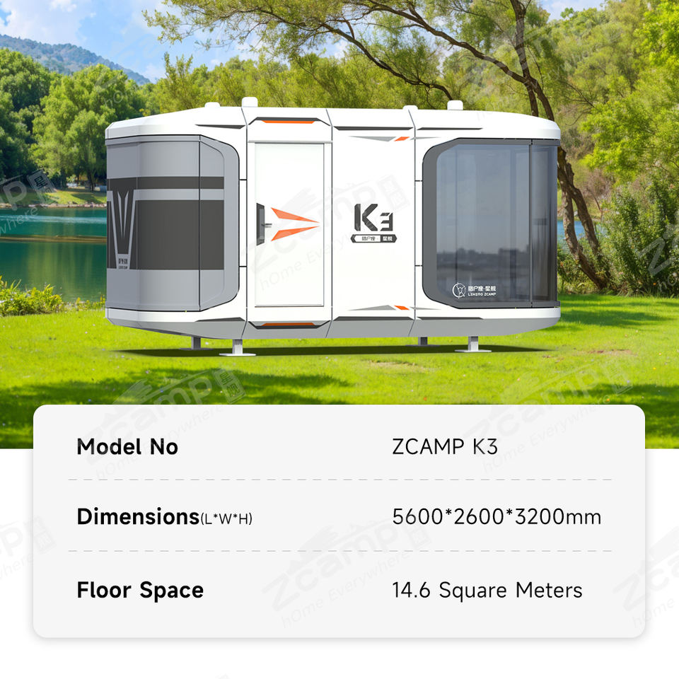 Zcamp New K3 Luxury Modern Modular Prefabricated Container for Bedroom ...