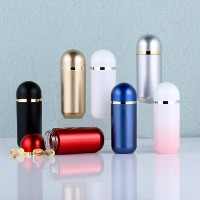 Custom Black Capsule Bottles - Ideal for Medicine Storage