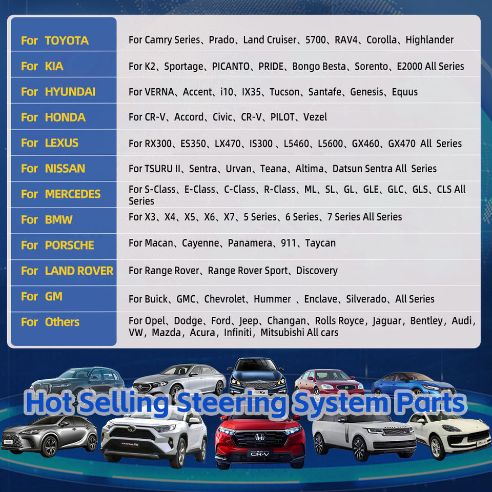Cremallera de dirección hidráulica CHEERHO para Toyota Corolla 44250 ...