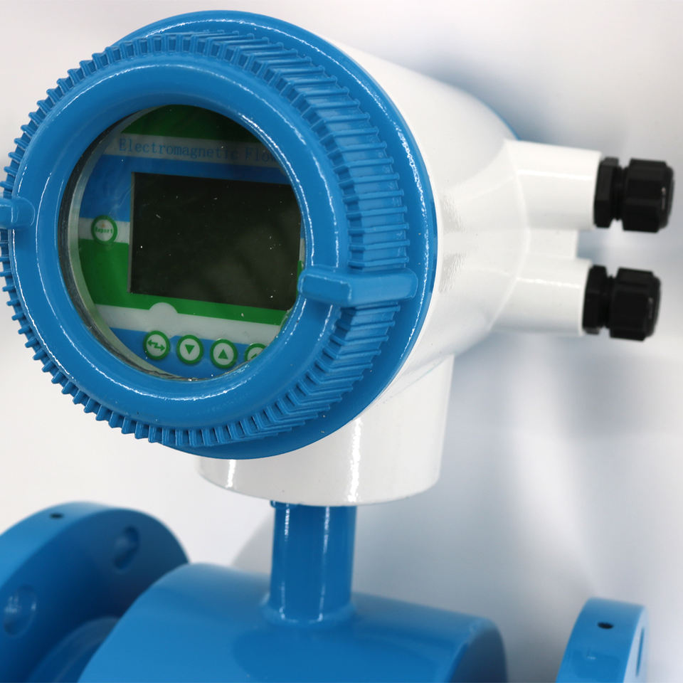 DN100MM Electromagnetic Flow Meter Water Flow Meter Diameter of Sensor ...