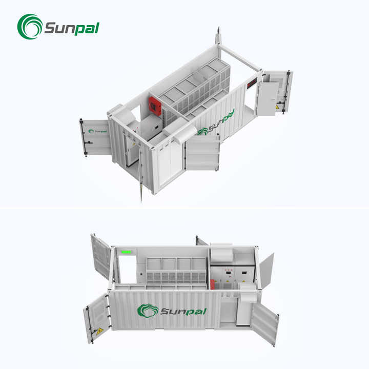 Sunpal Industrial Lithium Ion Battery Solar Storage System 500kWh 20Ft ...