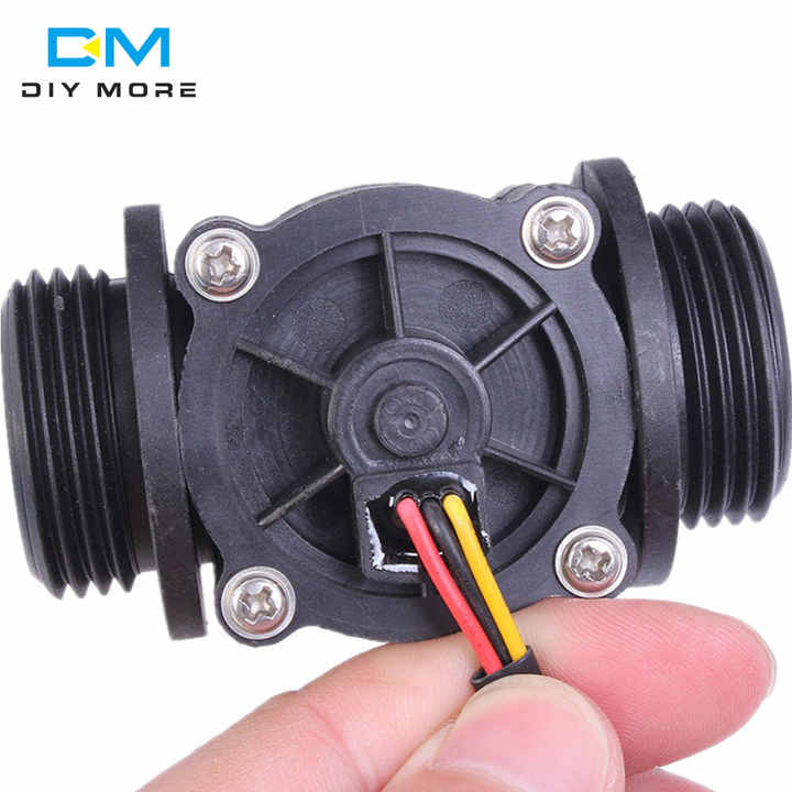 DN25水位液体流量传感器水控制器DC 5-24V脉冲霍尔流量计，用于流量测量装置| Alibaba.com