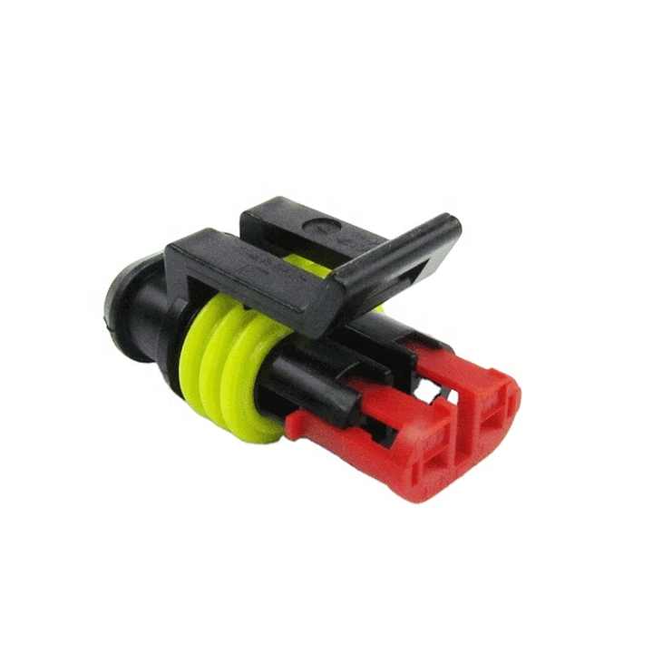 AMP Superseal 2 Way Connector - Dual-Core Waterproof Auto Connectors