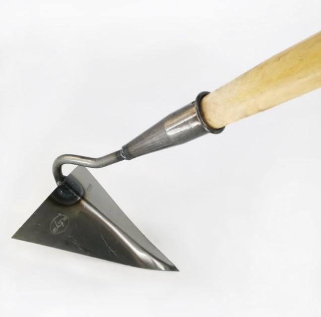 Garden Triangular Hoe Weeding Fill Fertilizer Steel Garden Hoe With ...