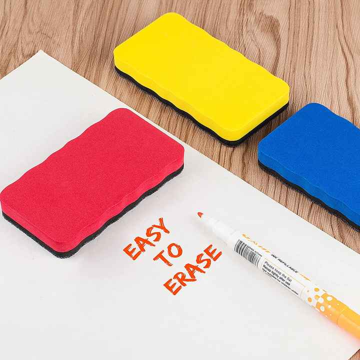 EVA Mini Chalkboard Magnetic Dry Whiteboard Eraser Cleaner Eraser for Whiteboard| Alibaba.com