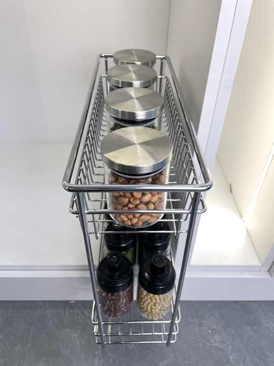 Wire Side Pull Basket - Efficient Kitchen Storage Solution