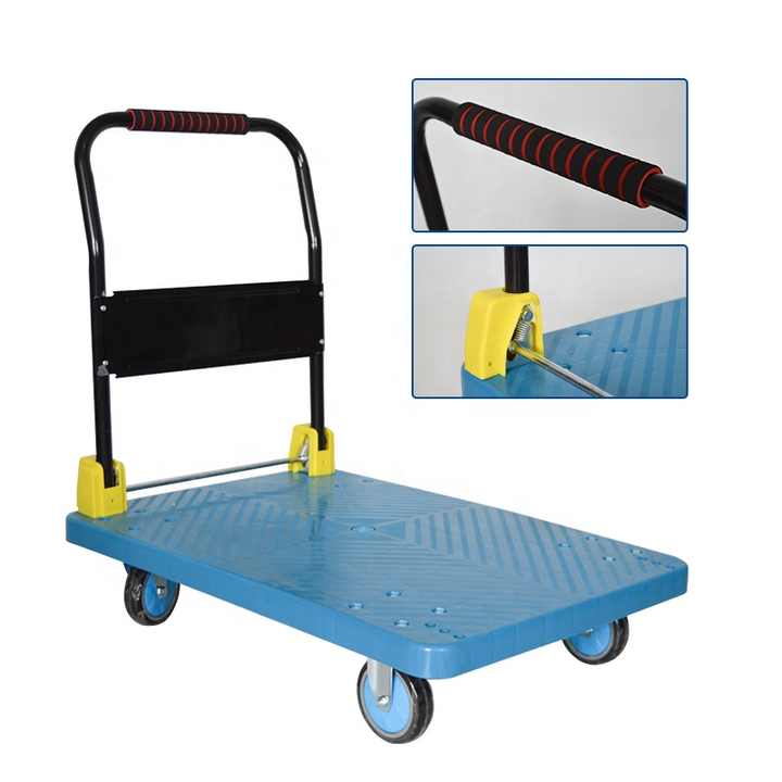 Heavy Duty Trolley - Foldable Warehouse Moving Platform