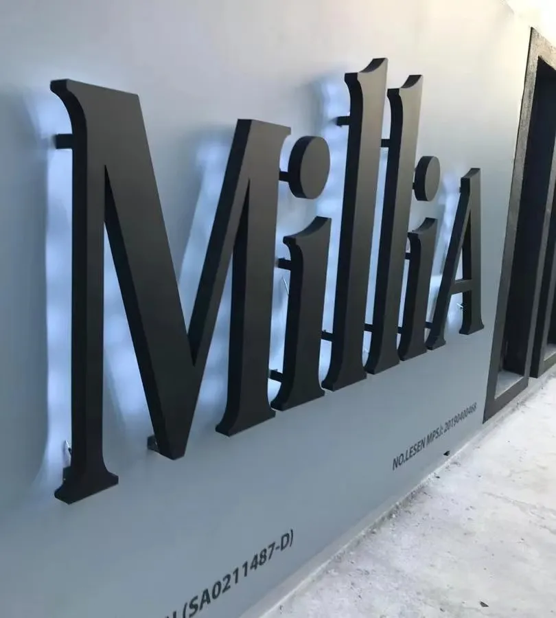 Advertising LED Rimless Channel Letters Sign-Eco-Friendly Water ...