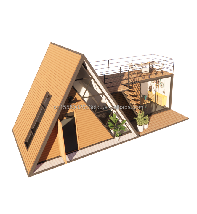 Triangle Shape Structure Small Cabin - Frame House Kit