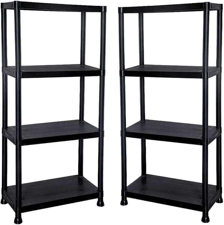 5 Tire Heavy Duty Plastic Shelf Industrial Storage Rack Shelves ...