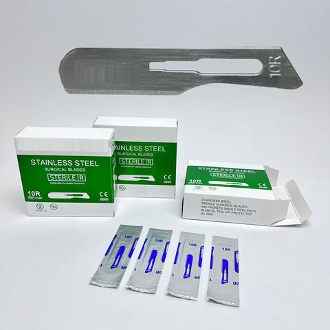 Dermatome Blade Stainless Steel Sterile Package Skin Grafting Tools ...