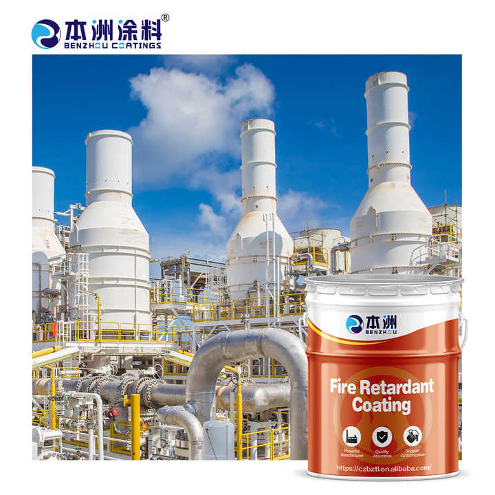 Benzhou Fire Retardant Paint Custom LOGO Resistant Paint Non-Toxic ...