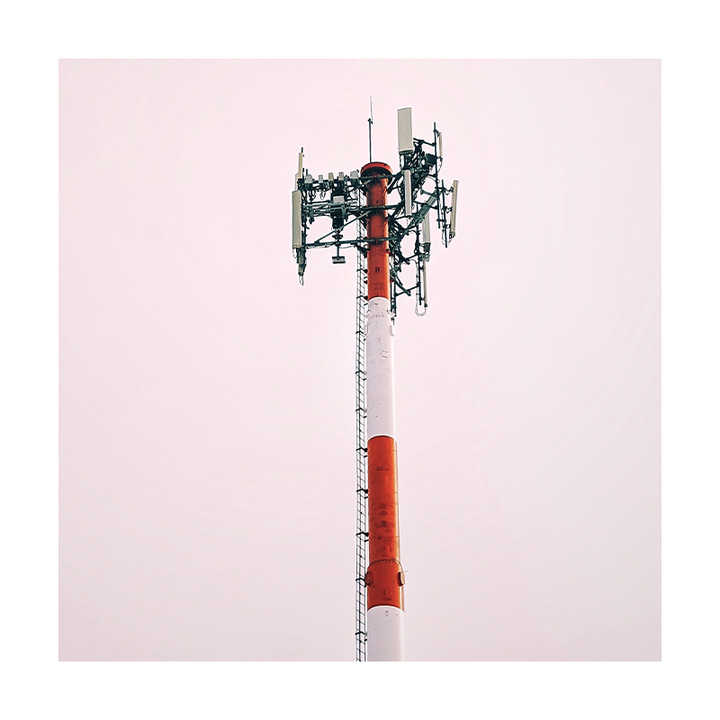 46m Angle Steel Grid Self-Supporting Communication Tower