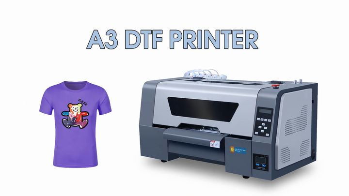 Asia Print Film Dtf Printer Setup XP600 L1600 T-shirt 30cm Double Head Printing Machine Dtf ...