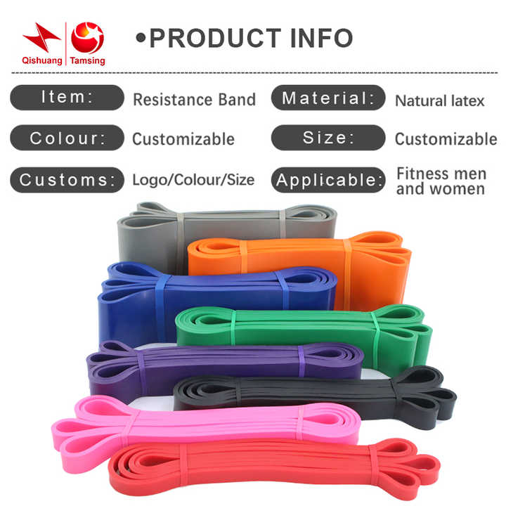 Customizable 2080mm Latex Power Elastic Bands Multi Set for Pull Ups ...