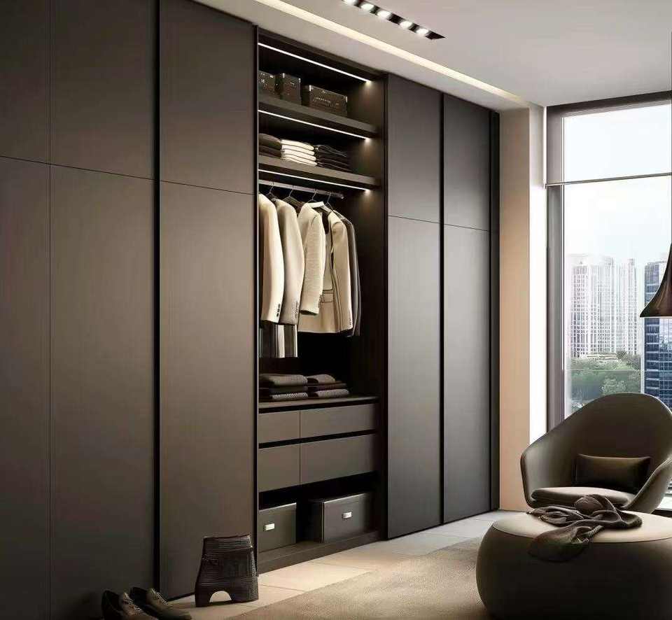 Modern Freestanding Eco-Friendly Durable Wardrobe Construction Metal ...
