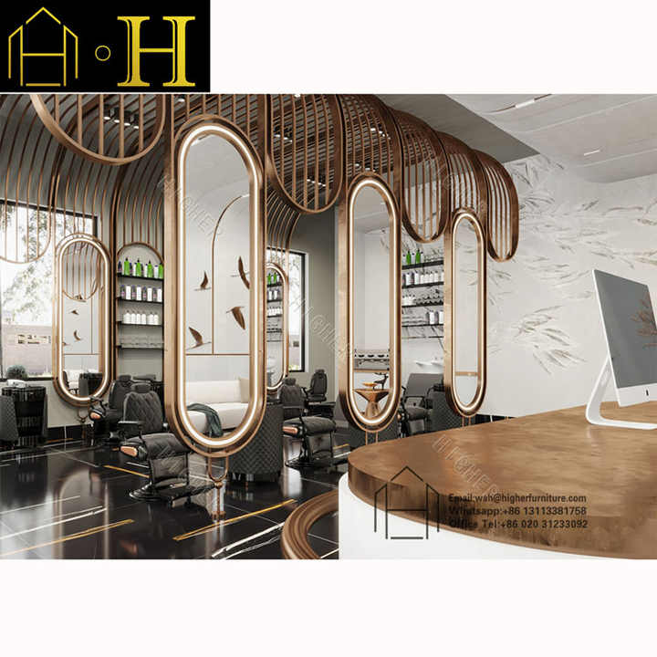 Salon Shop Furniture - Custom Display Cabinets for Barbers