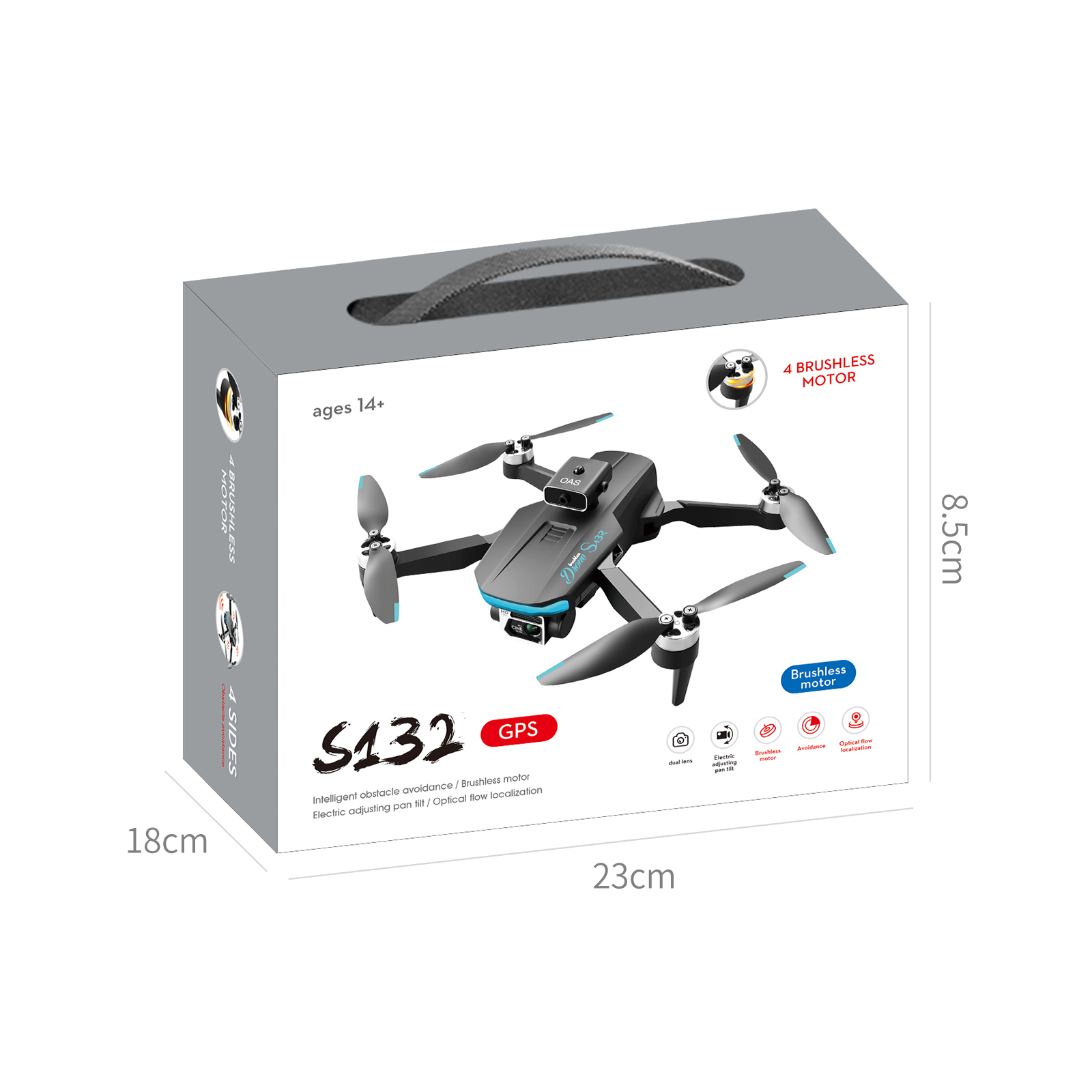 S132 RC Drone GPS with 8K Camera - 5G WIFI & Obstacle Avoidance