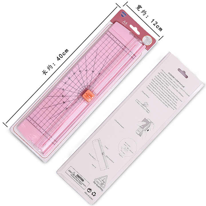 Paper Trimmer Office A4 Rotary Paper Cutter with Security Safeguard for ...