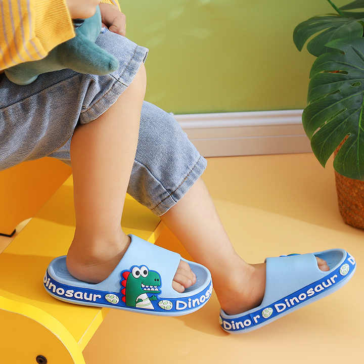 Cartoon Boys Girls Anti-Slip Slippers - Perfect for Kids