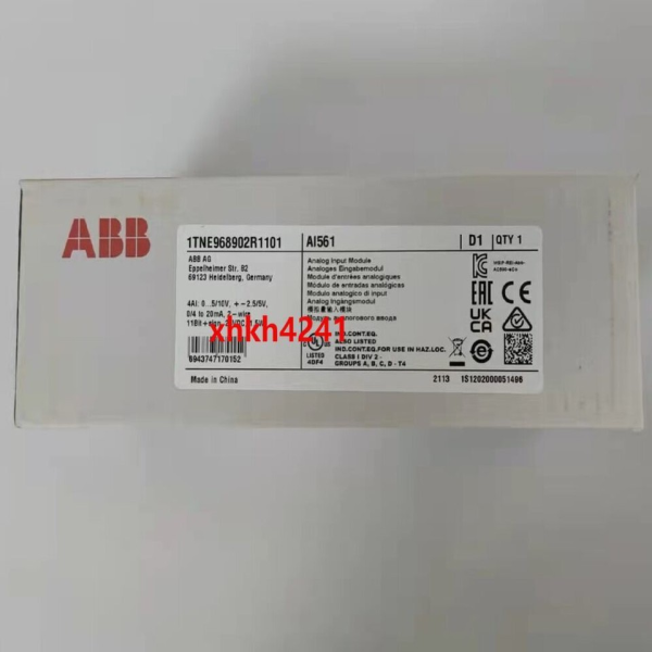 New Ai561 1tne968902r1101 Analog Input Module in Box Expedited Shipping Brand New Original Spot ...