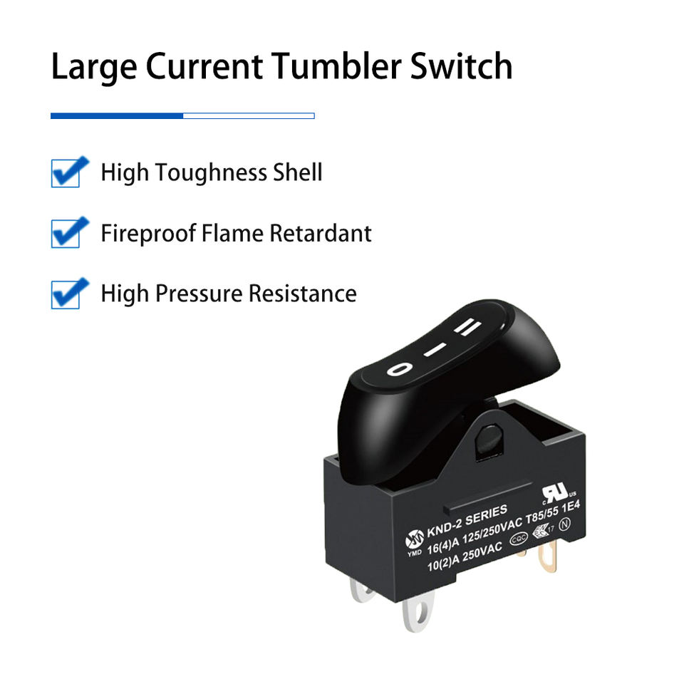 Salon Hair Dryer Switch 250VAC Switch High Power Three-Speed Rocker ...