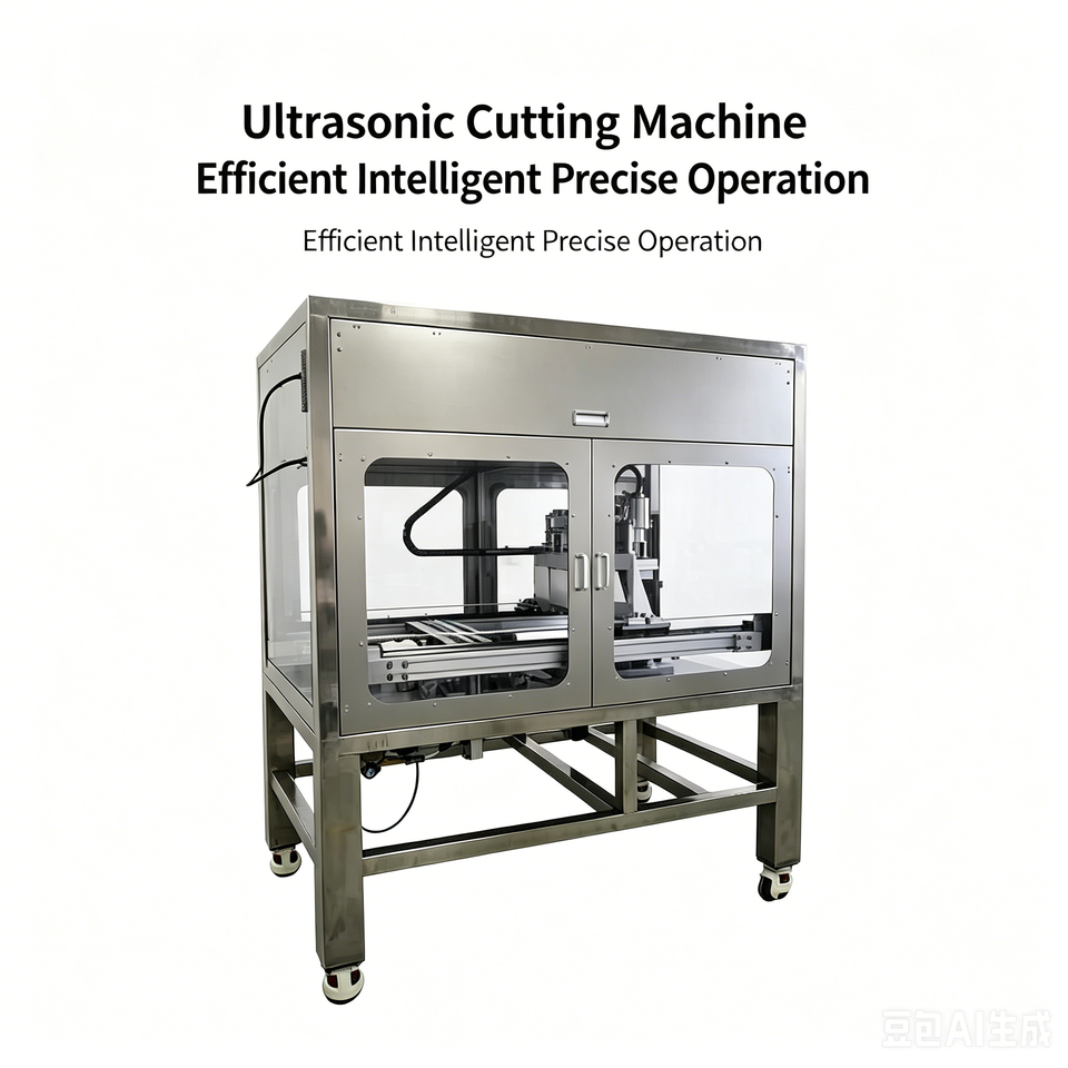 Automatic Ultrasonic Bread Cake Cutting Machine Programmable Mousse ...