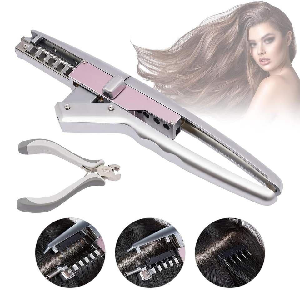 Second Generation 6D Hair Extension Tools 5 Row Professional Hair ...