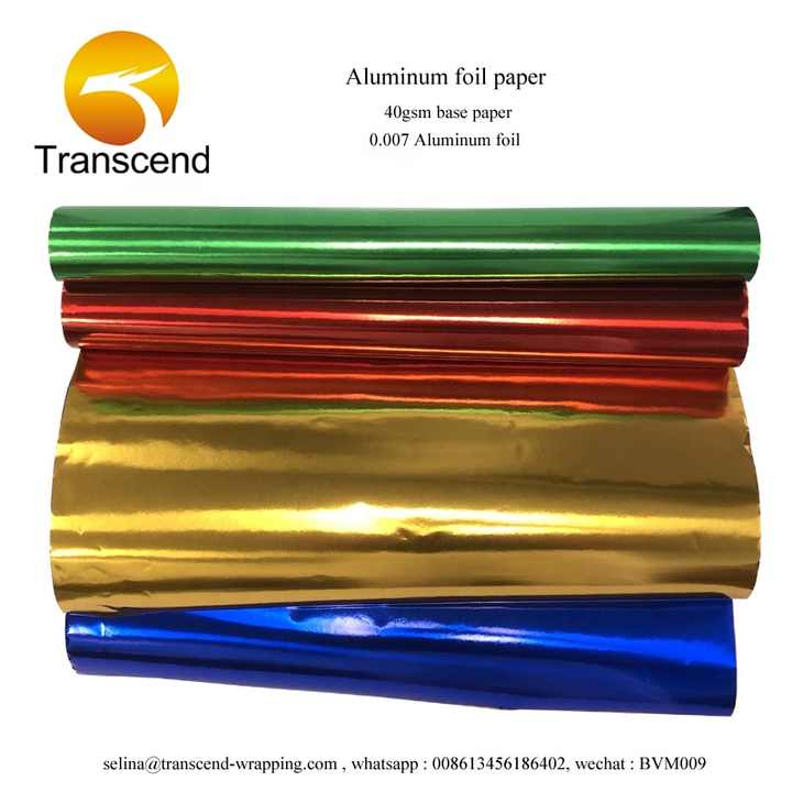 Wrapfolie Relief - Embossed Aluminum Foil Laminated Paper