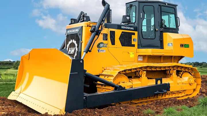 Hengwang 2025 Crawler Bulldozer with Heavy Travel Drive Precise Bull ...