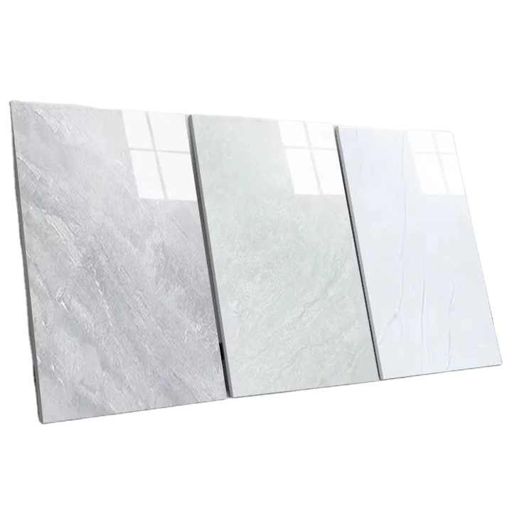 Waterproof Spc Uv Marble Wall Panel Pure Black Spc Wall Panel With Good ...