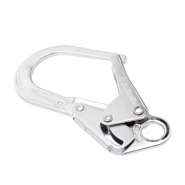 Wholesale 23KN Steel Safety Rope Scaffold Hook Double Action Locking ...