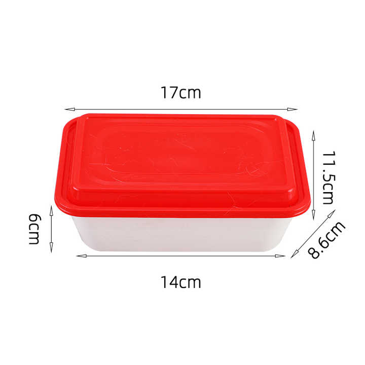 750ml Microwave Rectangular Plastic Lunch Packaging Box with Lid Take ...
