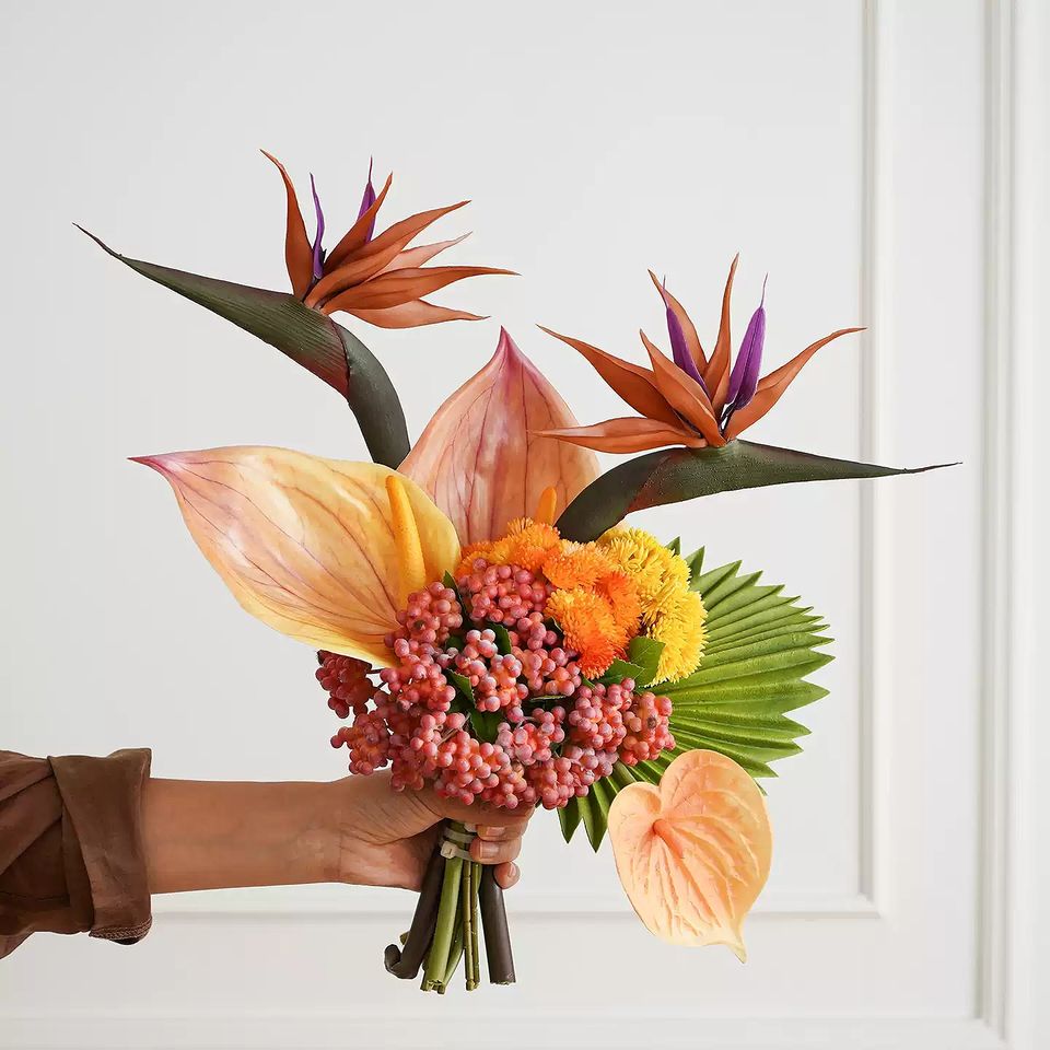 Bird of Paradise Artificial Flower Tropical Plant Party Supplies Home ...