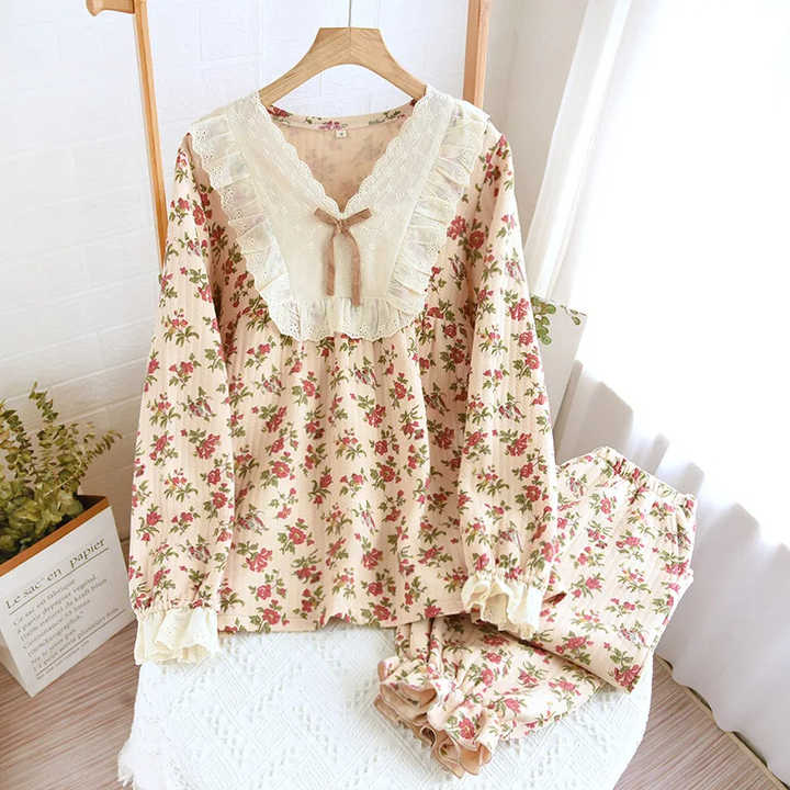 2024 New Women's Pajamas Suit Thick Warm Cardigan Winter Pyjamas Sets ...