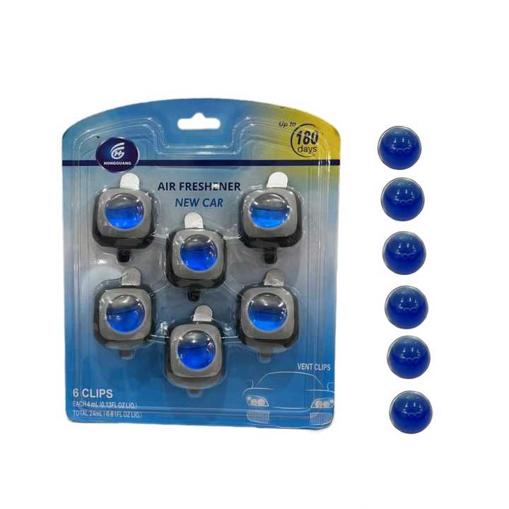 6 Packs NEW CAR Flavor Refill - Long Lasting Air Fresheners