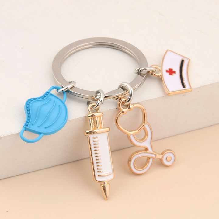 Custom Keychain Manufacturer Promotion Fashion Souvenir Nurse Keychains ...