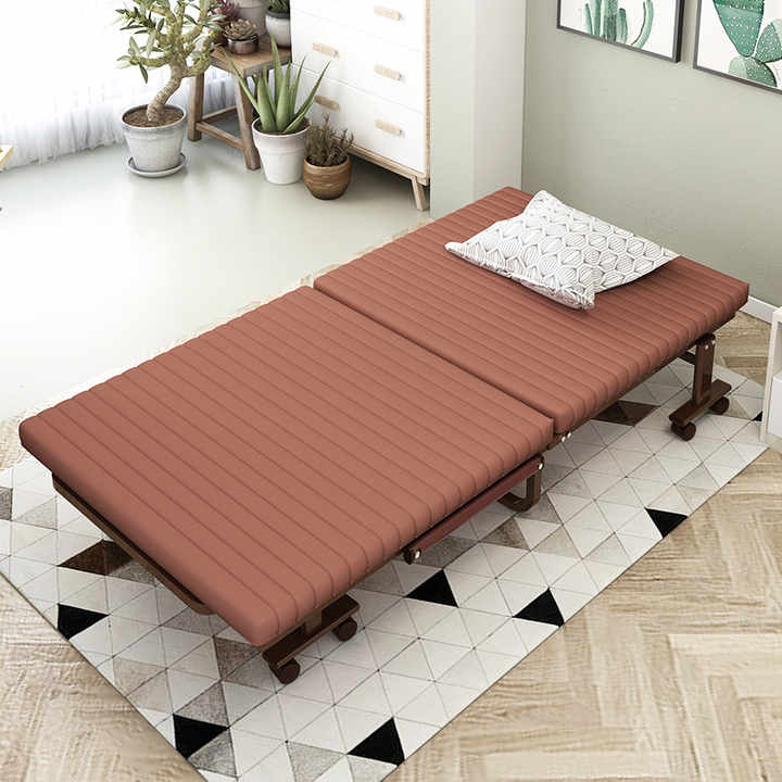 Fold Out Bed - Portable Metal Steel Sofa Bed Furniture