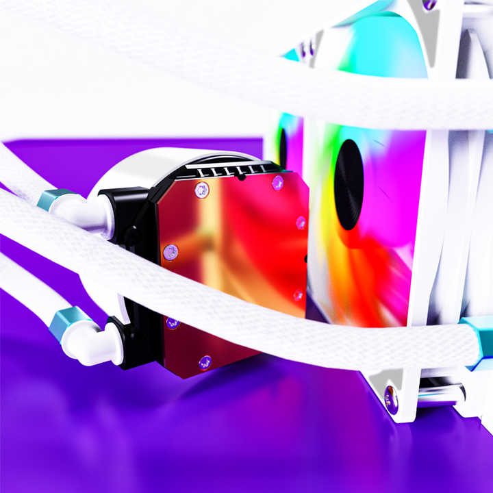 SNOWMAN Latest Design AIO Water Cooling 240mm Cooler Fantasy Liquid ...