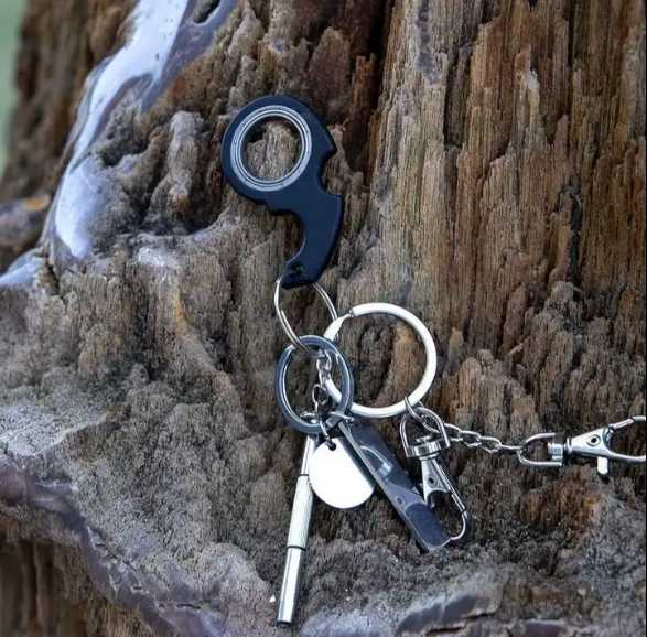 Funny Fidget Plastic Anxiety Relief Keychain Spinner With Luminous ...