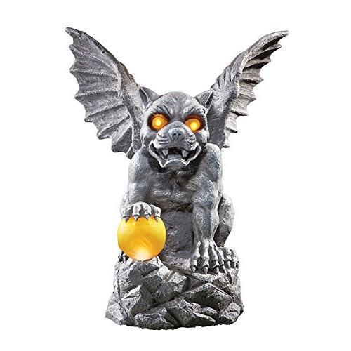 Mythical Gargoyle Garden Statue with Solar Light Resin Decoration Craft ...